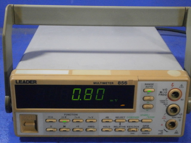 【やや傷や汚れあり】LEADER 856 MULTIMETERの落札情報詳細 - ヤフオク落札価格検索 オークフリー