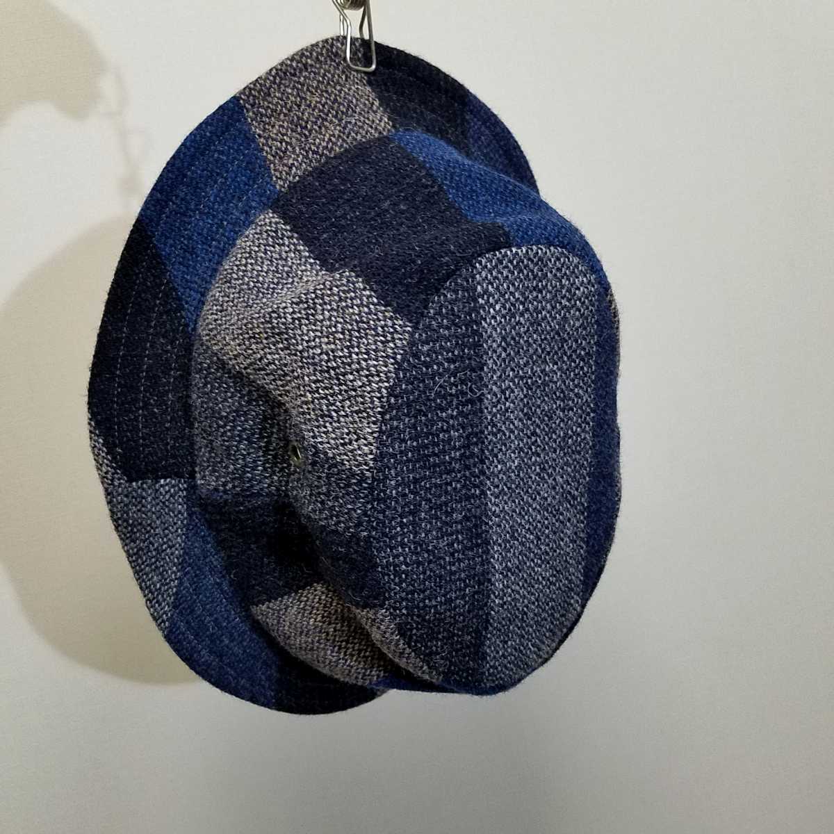 【未使用に近い】《希少 / 寒色 / パッチワーク》極美品 アイルランド製 HANNA HATS ドニゴールツイード バケットハット メンズL 59.5cm キャスケット 帽子 の落札情報詳細 ...