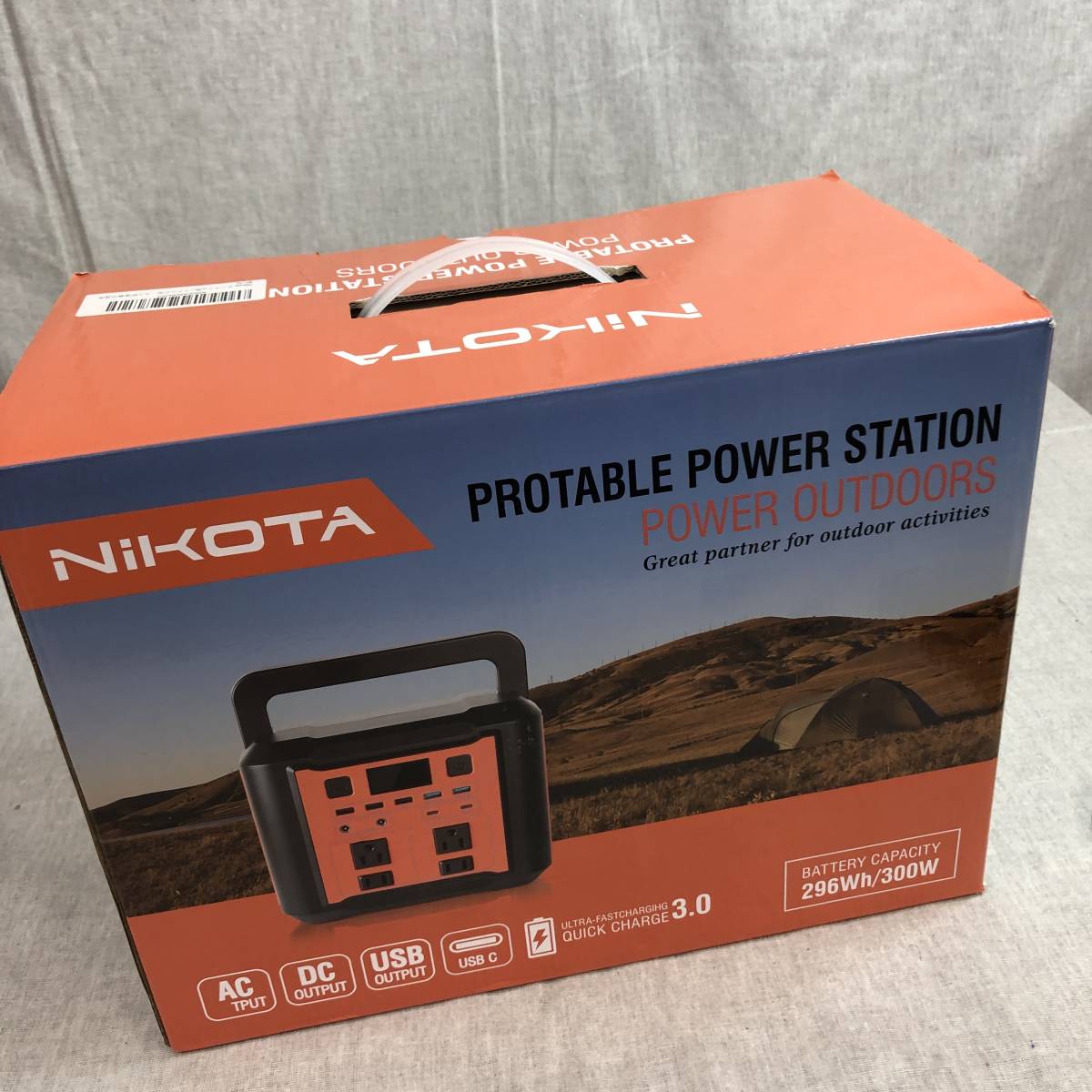 【全体的に状態が悪い】ジャンク品 NIKOTA ポータブル電源 300W /296Wh 家庭アウトドア両用 ポータブルバッテリー T300 の落札情報詳細| ヤフオク落札価格情報 オークフリー