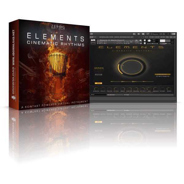 【未使用に近い】Kontakt Zero-G Elements Cinematic Rhythms Ultimate Folk Film Percussion Sound Library ...