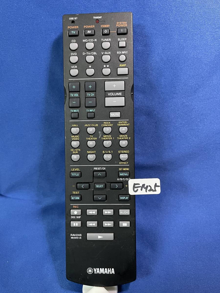 【やや傷や汚れあり】【FK-10-87】ジャンク YAMAHA RAV246 WA16410 US (DSP-AX440 DSP-AX540用 ...