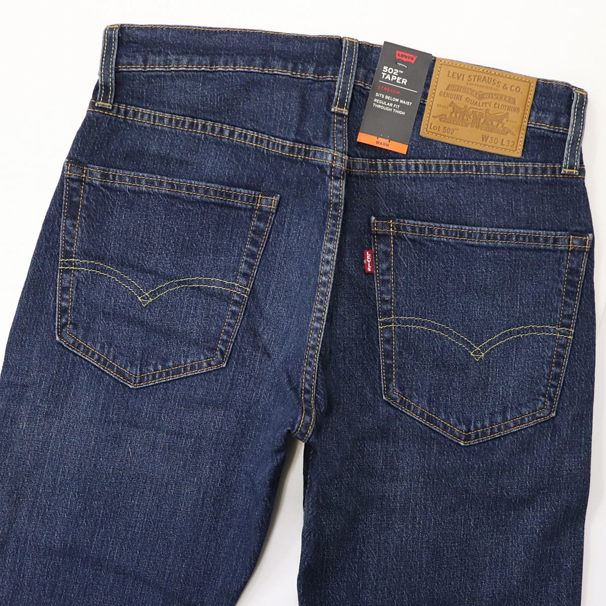 【未使用】★リーバイス Levis 502 新品 WARM 保温 速乾 ストレッチ テーパード デニム ジーンズ パンツ 32インチ[29507-1208-32]四 壱★QWER の落札情報 ...