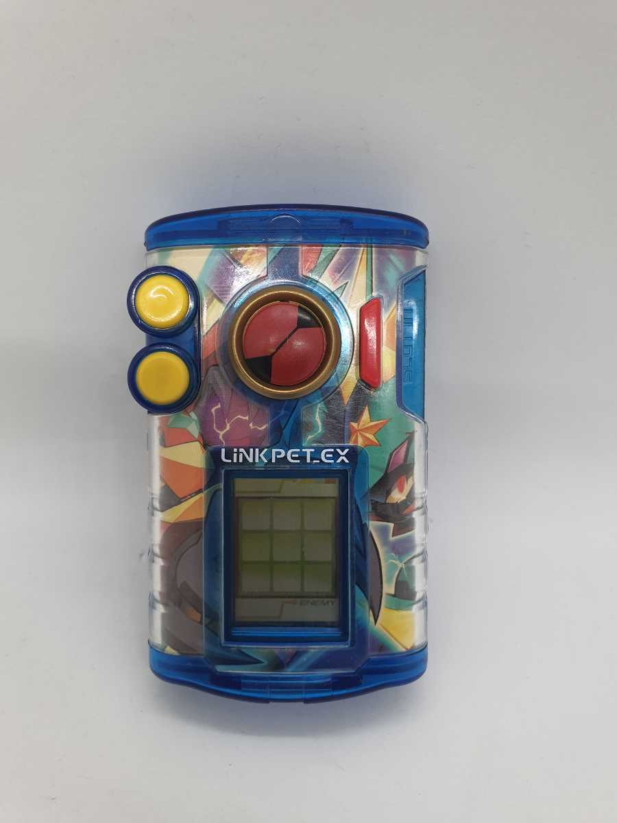 【やや傷や汚れあり】ロックマン エグゼ LINK PET EX リンクペットエクシード 電源ok 操作ok 当時物 ロックマンエグゼ ...