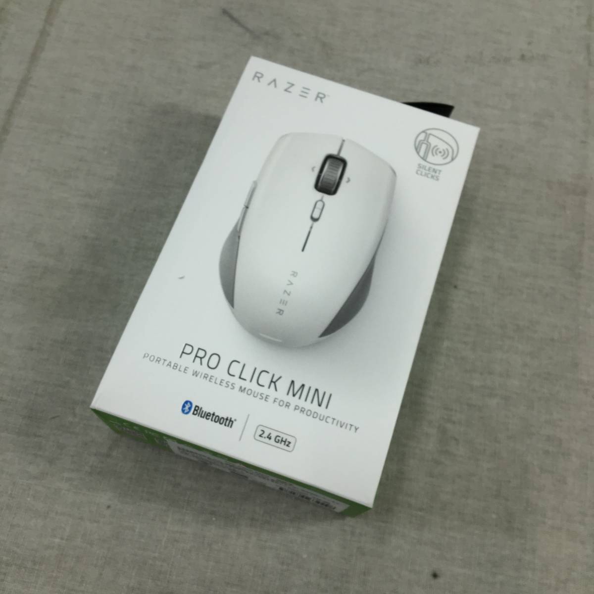 【目立った傷や汚れなし】現状品 Razer Pro Click Mini ワイヤレス マウス 2.4GHz Bluetooth 静音 ...