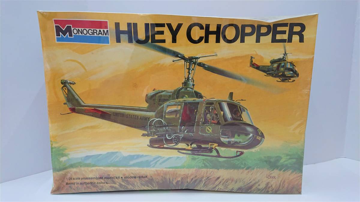 【やや傷や汚れあり】未開封 MONOGRAM HUEY CHOPPER 1/24 の落札情報詳細| ヤフオク落札価格情報 オークフリー