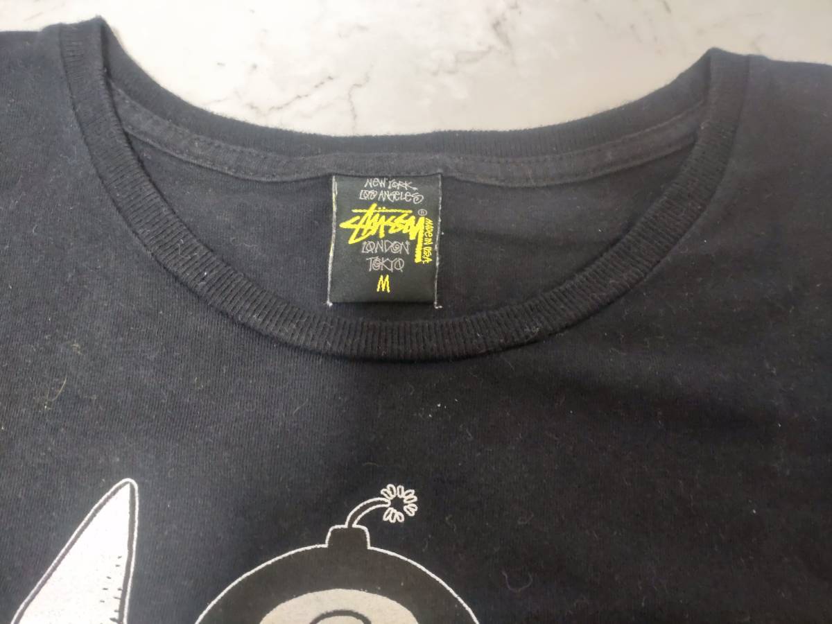 【傷や汚れあり】c7534 USA製 ステューシーSTUSSY レディースTシャツM黒の落札情報詳細 - Yahoo!オークション落札価格検索 ...