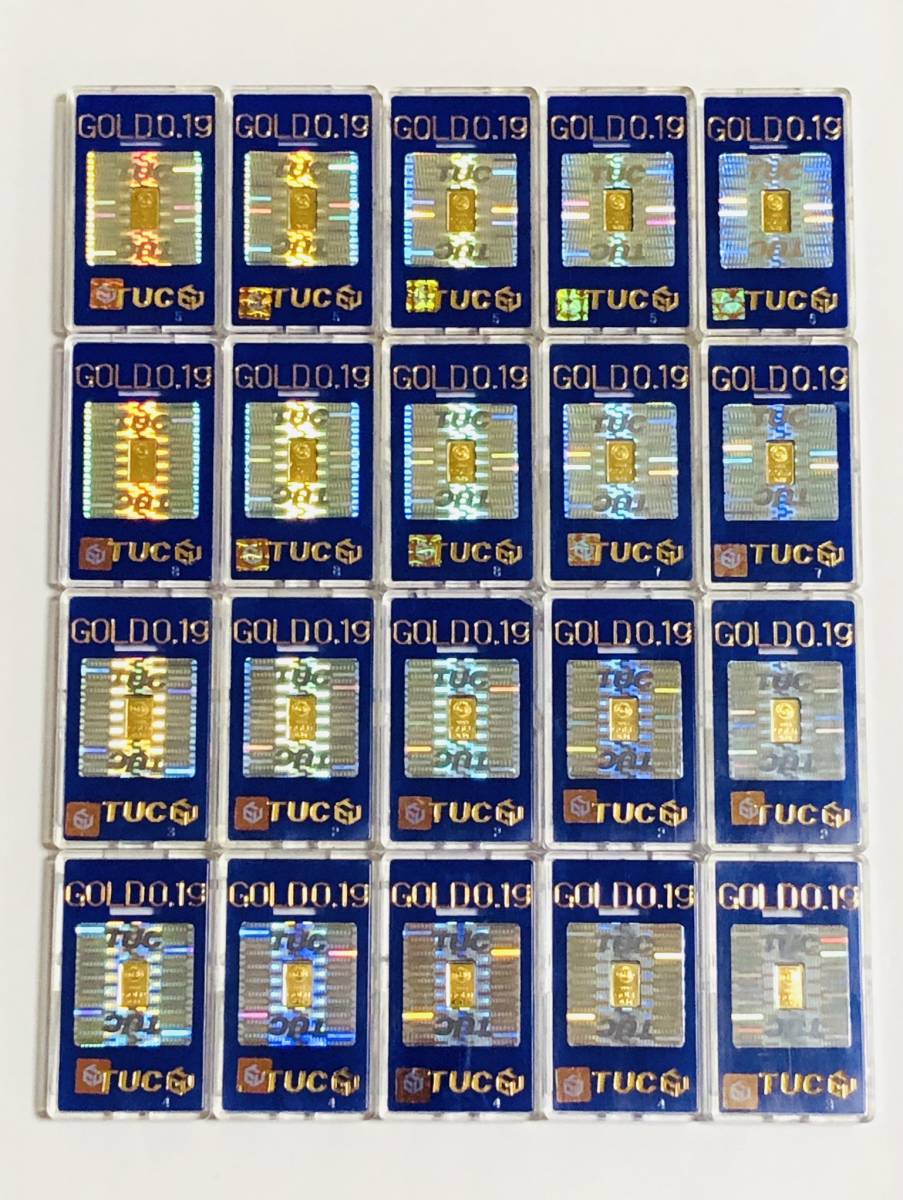 【未使用】純金 インゴット 0.1g ケース入り K24 999.9 ゴールド 徳力 20個セット の落札情報詳細| ヤフオク落札価格情報 オークフリー