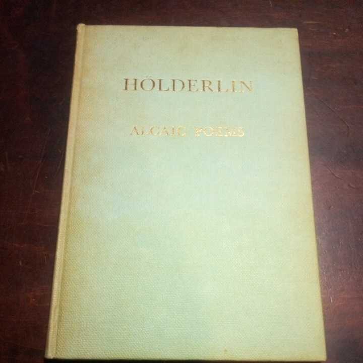 【傷や汚れあり】ヘルダーリン Alcaic poems 英訳 洋書の落札情報詳細 - ヤフオク落札価格検索 オークフリー