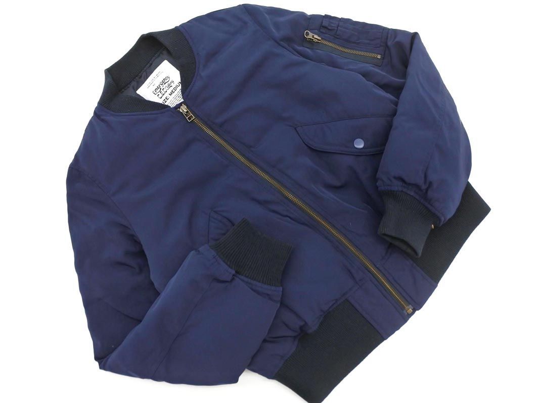 【未使用に近い】美品 coen コーエン MA-1 フライト ジャケット sizeM/紺 ☆ ckc2 レディースの落札情報詳細 - ヤフオク落札価格検索 オークフリー