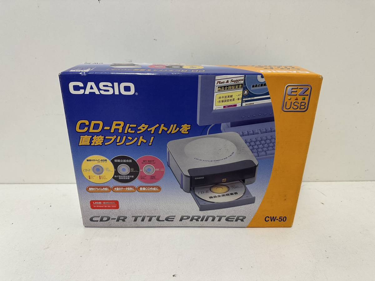 【未使用】【未使用品】【CASIO カシオ CD-R タイトルプリンター CW-50 ディスクタイトルプリンター 本体】の落札情報詳細 ...