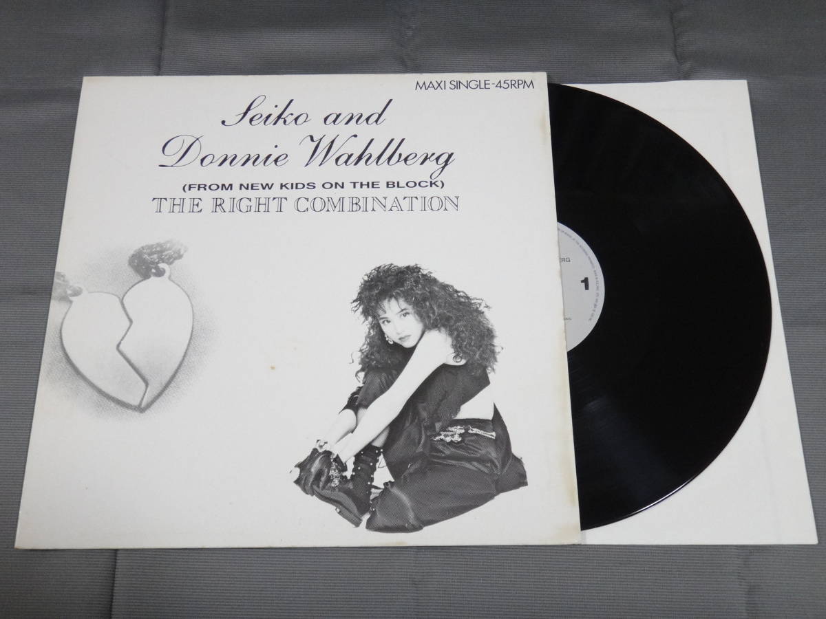 【やや傷や汚れあり】松田聖子/THE RIGHT COMBINATION/輸入盤/HOLLAND/12”SINGLE/1990/SEIKOの ...
