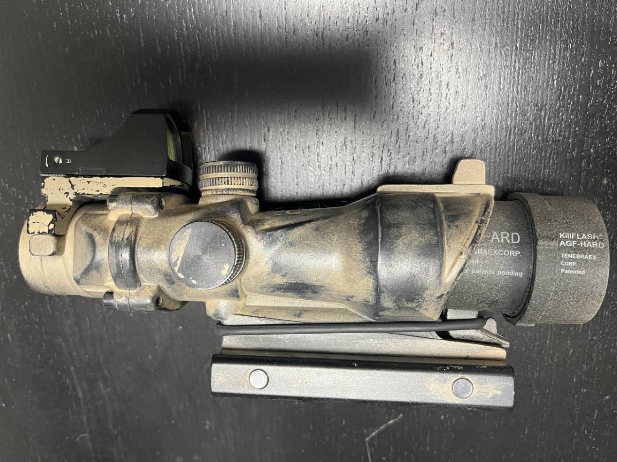 【傷や汚れあり】Trijicon ACOG TA-01タイプスコープ DOCTORタイプ ドットサイト付 トリジコン ドクターサイト キル ...