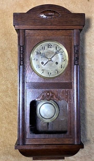 【目立った傷や汚れなし】【レア美品】グスタフベッカー 角型掛け時計【完動品】の落札情報詳細 - Yahoo!オークション落札価格検索 オークフリー