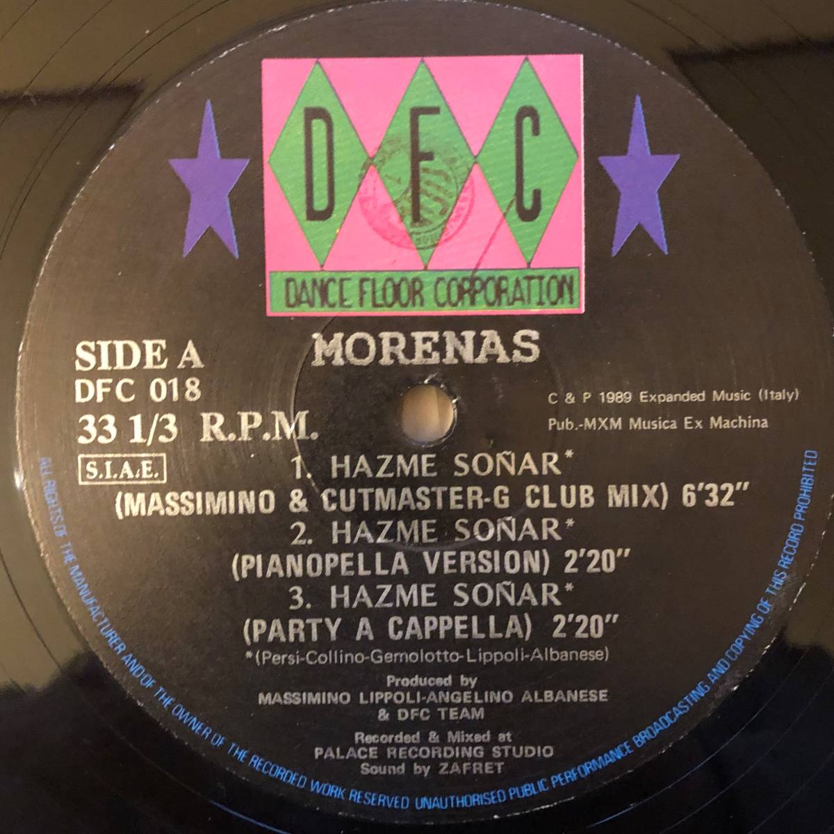 【やや傷や汚れあり】Italy,12" Morenas Hazme Soar (Cutmaster-G Techno Trip Mix)の落札 ...