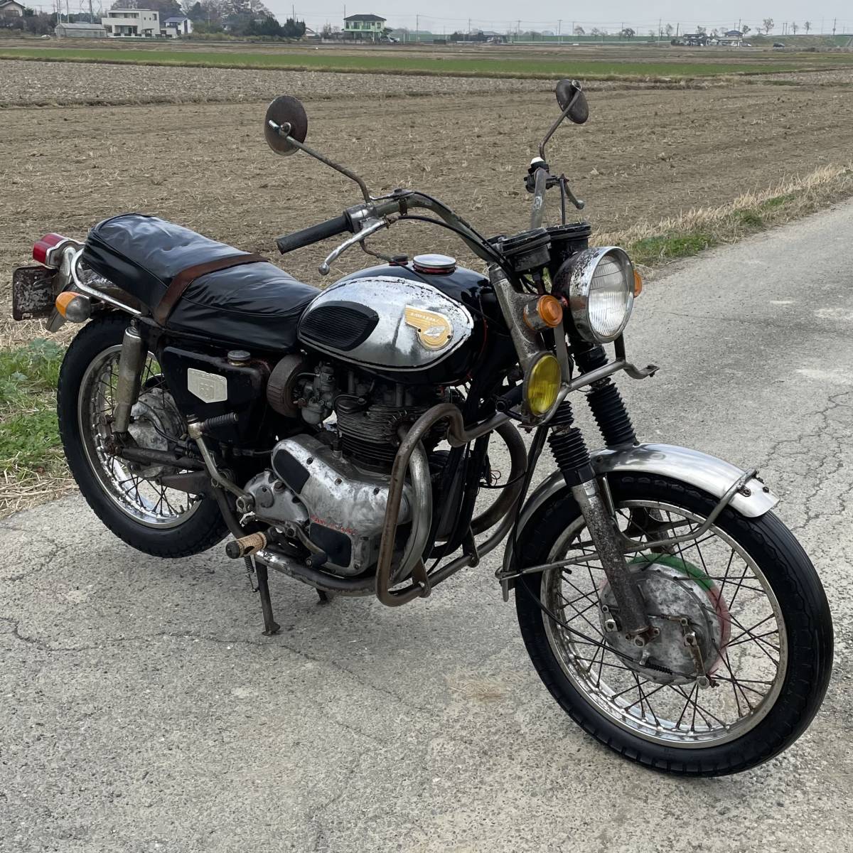 【傷や汚れあり】カワサキ W1S 初期型 希少 ホンダヤマハスズキ検)CB GT FT MVX RZ RG GSX FX XS GX CBX ...