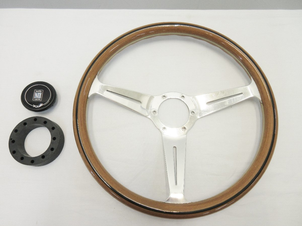 【やや傷や汚れあり】☆希少☆ ステアリング NARDY ナルディ ウッド / ハンドル / イタリア製 / 名古屋発 11-68の落札情報詳細 - ヤフオク落札価格検索 オークフリー