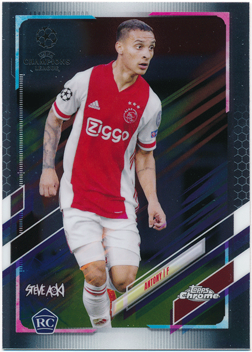 【目立った傷や汚れなし】Neco Williams 2020-21 Topps Chrome X Steve Aoki UEFA Champions League RC Rookie ...