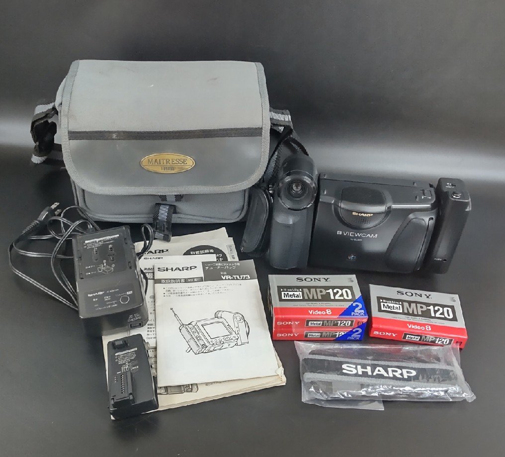 【傷や汚れあり】【和の美】SHARP シャープ 8ミリビデオカメラ 液晶ビューカム ML-EL320 ジャンク カセットテープ3本付の落札情報 ...