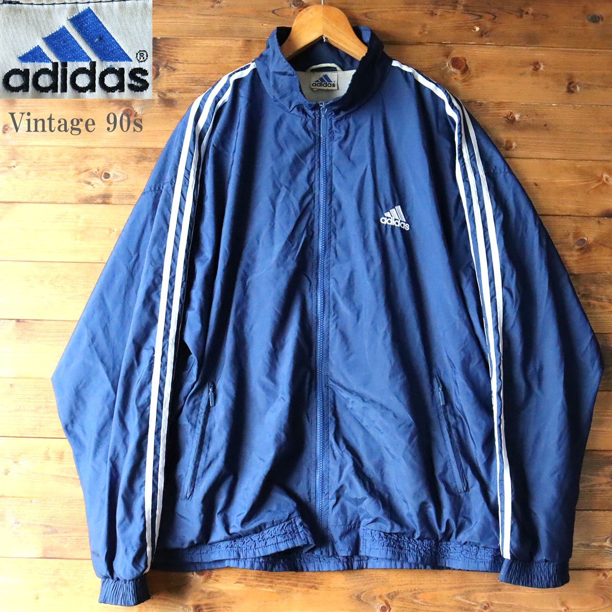 【やや傷や汚れあり】E2T/s9.19-2 90s adidas アディダス ナイロンジャージ ナイロンジャケット XXXXO ジャンパー ブルゾン メンズ の落札情報詳細| ヤフオク落札価格 ...