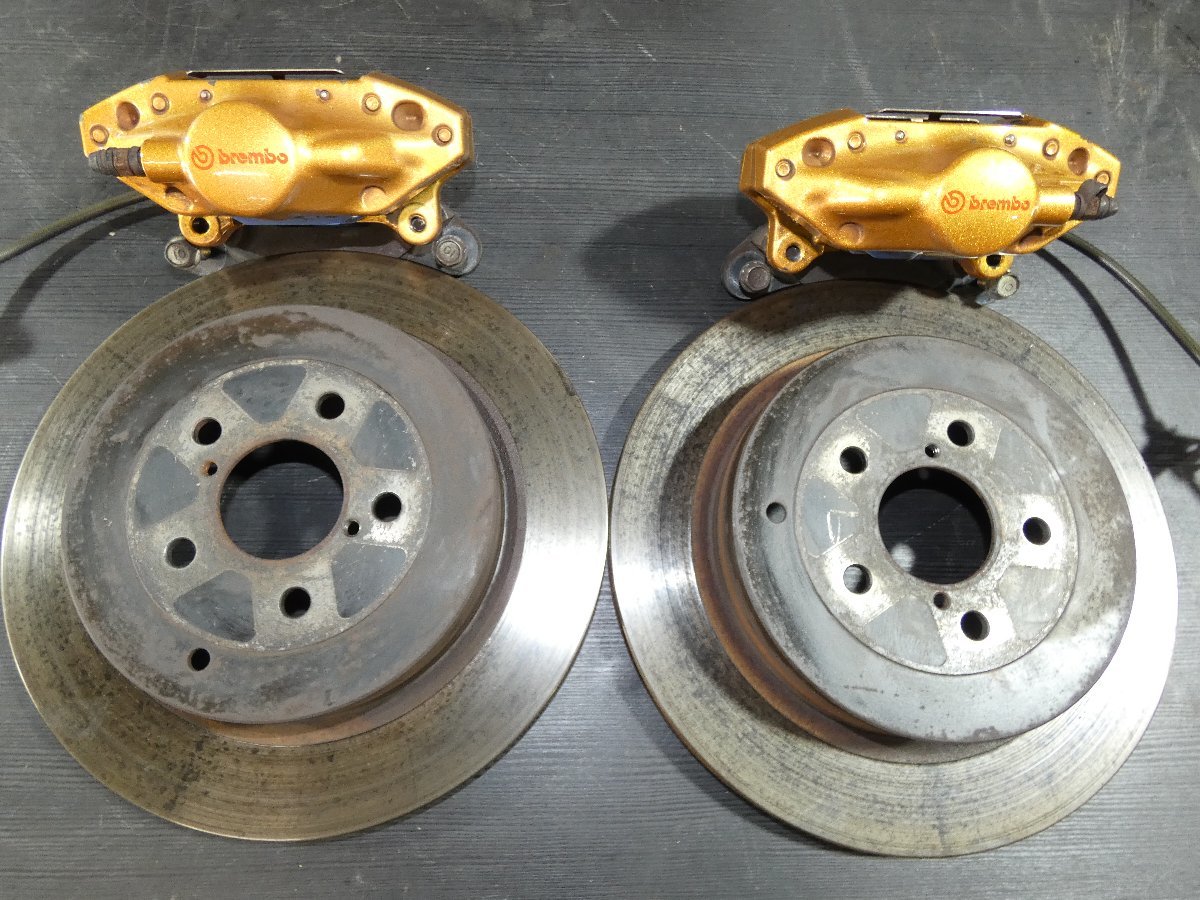【傷や汚れあり】★ GH8 インプレッサ スバル GDB? ブレンボ 流用 リアキャリパー キット PCD 100 [43MK5]の落札情報詳細 - ヤフオク落札価格検索 オークフリー