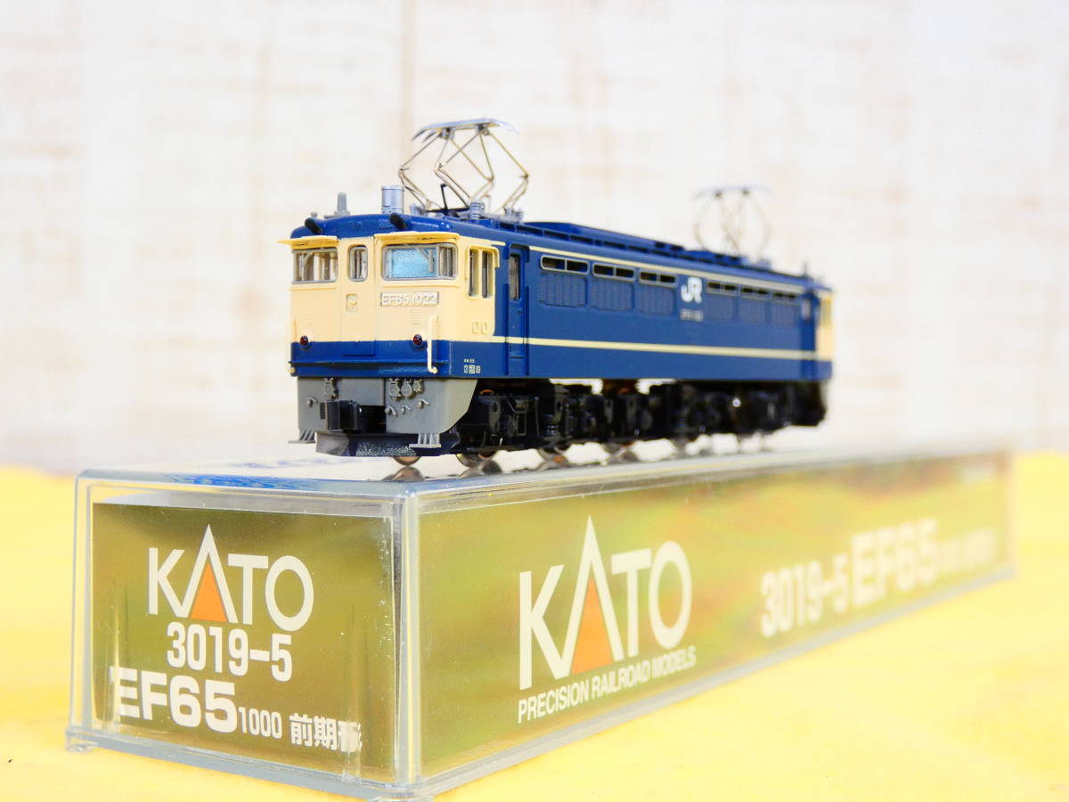 【目立った傷や汚れなし】KATO カトー 3019-5 EF65 1000 前期形 電気機関車 Nゲージ 鉄道模型 ※動作未確認 ＠送料520円(1176-3)の落札情報詳細 - ヤフオク落札 ...