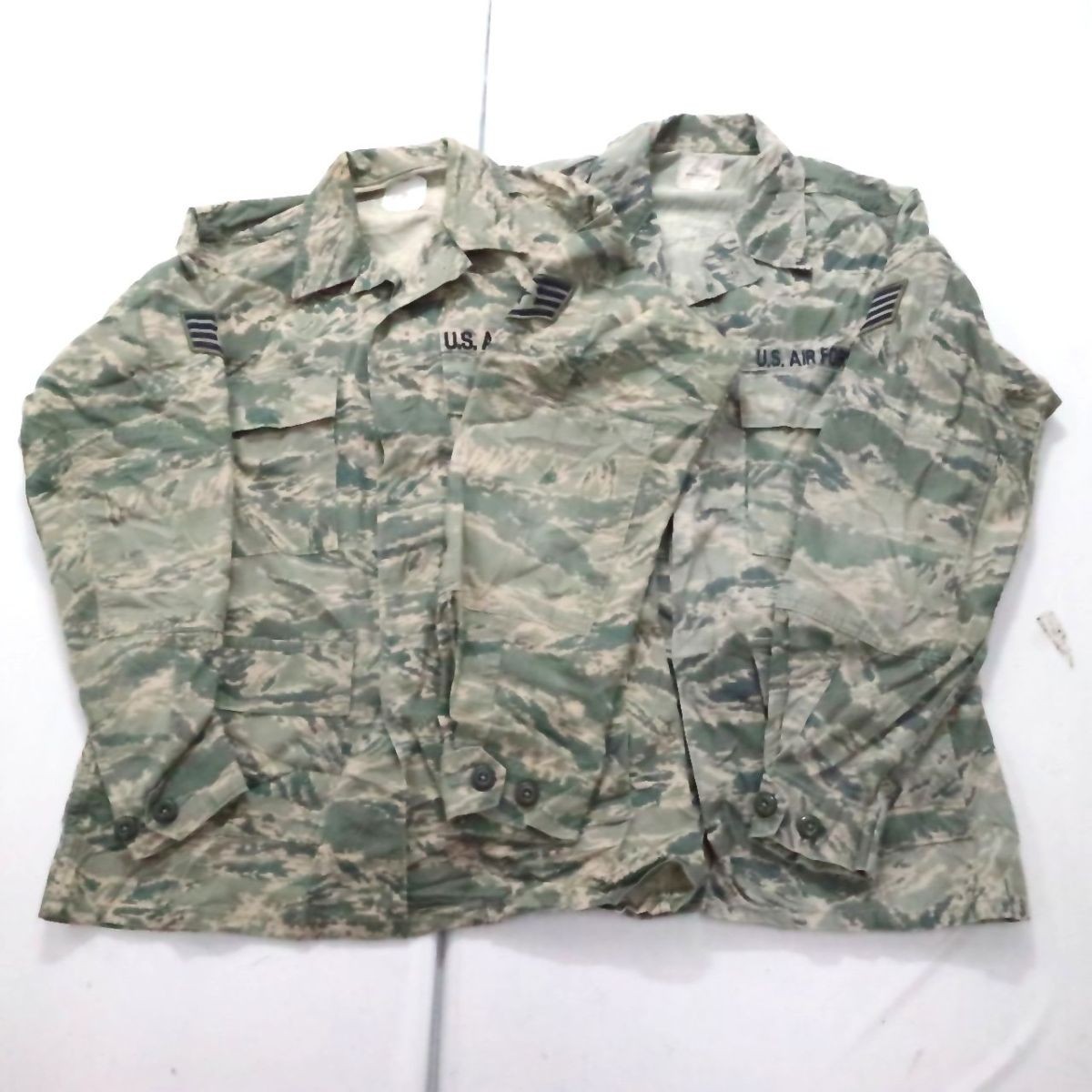 【やや傷や汚れあり】 米軍実物フィールドジャケット set ABU デジタルタイガーカモ 他 (38/36/34/32） 7枚セット売り 古着 ...