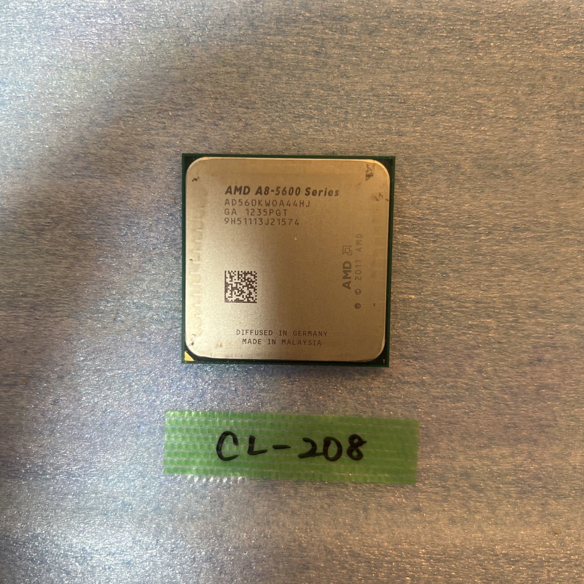 【傷や汚れあり】CL-208 激安 CPU AMD A8-5600 AD560KWOA44HJ 動作品 同梱可能の落札情報詳細 - ヤフオク落札価格情報 オークフリー