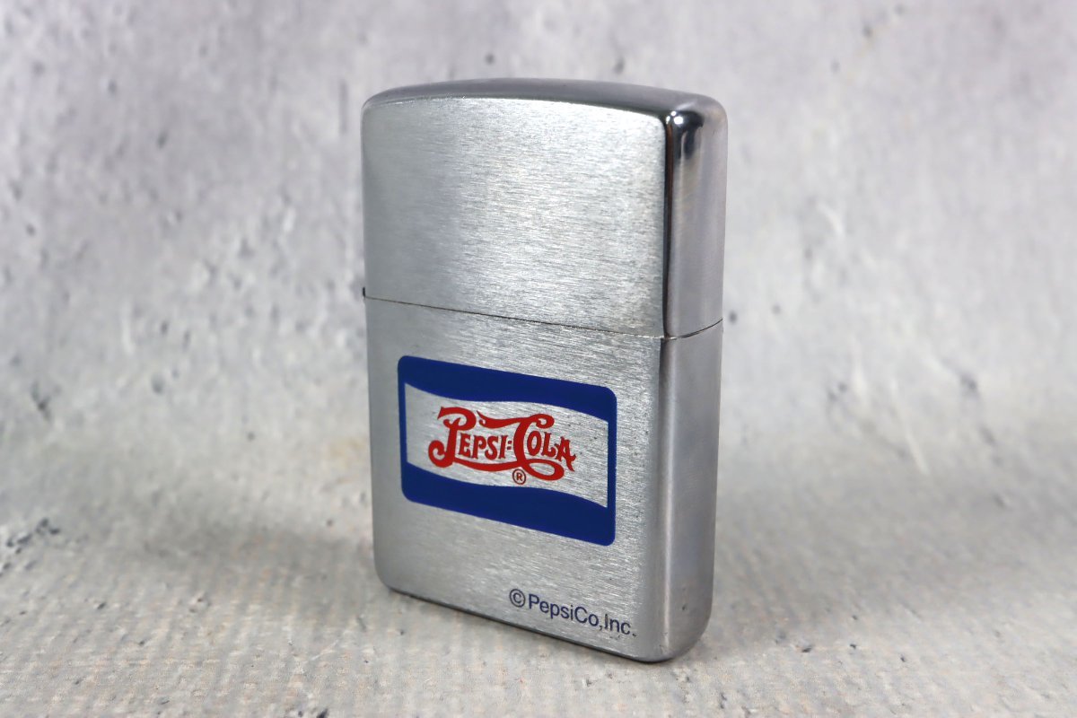 【やや傷や汚れあり】ZIPPO PEPSI COLA ペプシコーラ ロゴ ジッポ 年代：A 02 2002年代 06の落札情報詳細 - ヤフオク落札価格検索 オークフリー