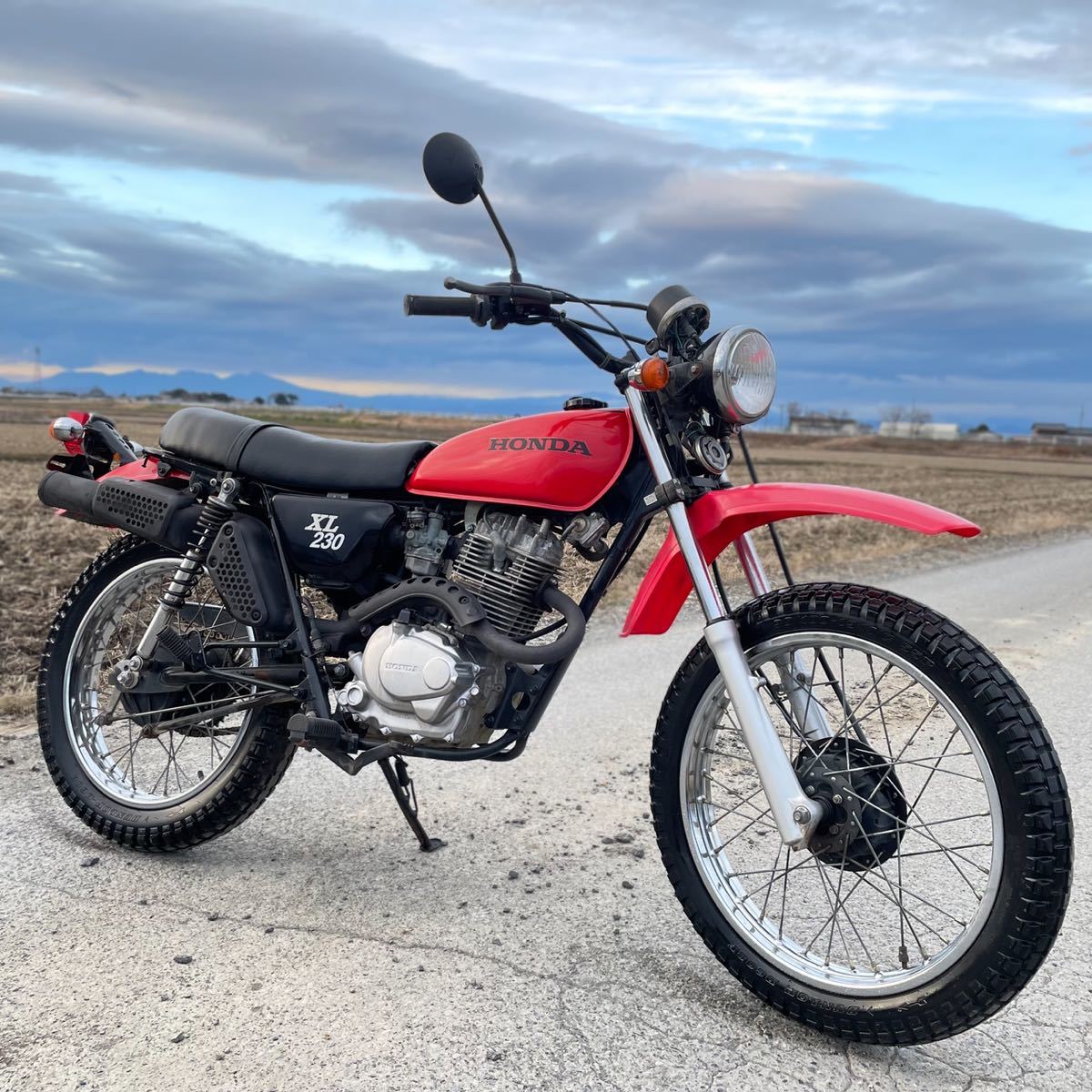 【やや傷や汚れあり】XL230 ホンダ MC36 実働 書類付 検）キャンプ 林道 VMX XR250 XL XLR DT SR XT TT ...