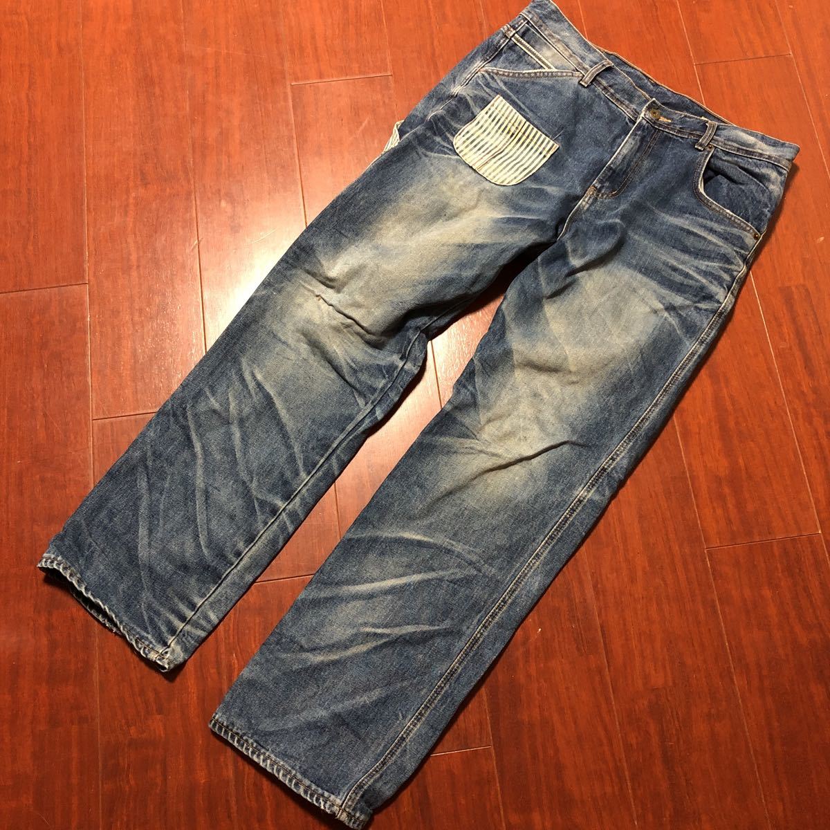 【やや傷や汚れあり】BILLVAN ビルバン デザイン デニムパンツ ユーズド ビンテージ加工 w34の落札情報詳細 - ヤフオク落札価格検索 オークフリー