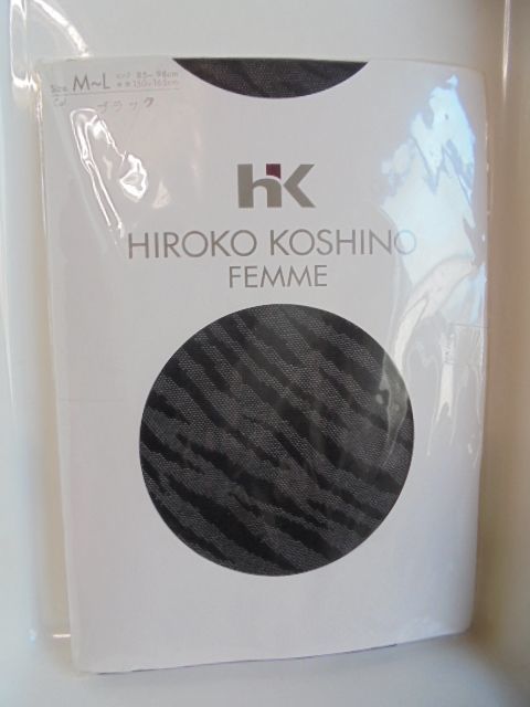 【未使用】新品 HIROKO KOSHINO FEMME パンティストッキング M~L ブラック 黒の落札情報詳細 - ヤフオク落札価格情報 オークフリー