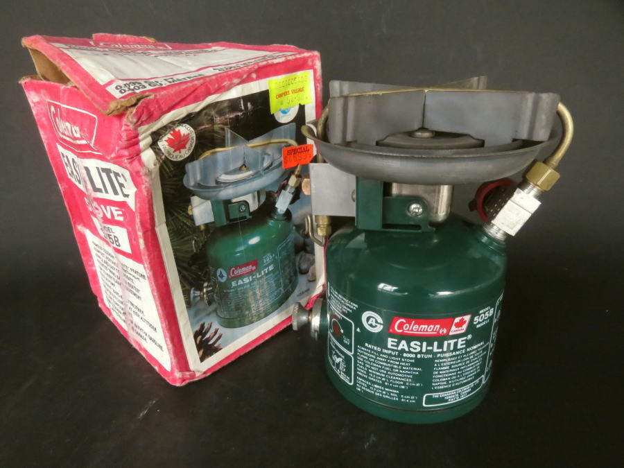 【傷や汚れあり】Old Coleman/コールマン＃505Bストーブ 1986年2月製 コールマンストーブ/オールドコールマン/ビンテージストーブの落札情報詳細 - ヤフオク落札価格検索 オークフリー