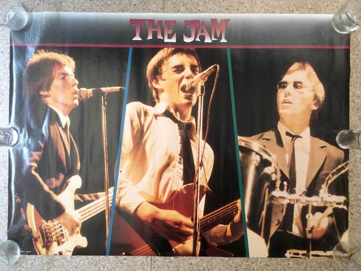 【未使用に近い】THE JAM ジャム 非売品 B2 ポスター (70s Punk, Neo Mods, Paul Weller, Style ...