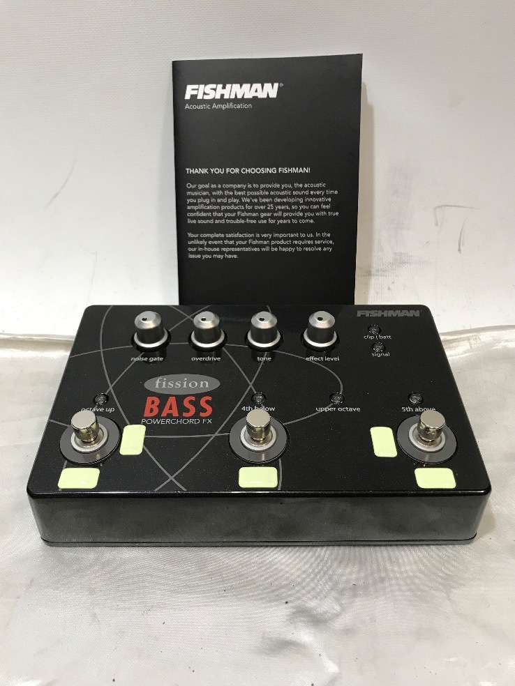 【目立った傷や汚れなし】u49808 FISHMAN fission BASS PowerChord FX ベース用 中古の落札情報詳細 ...