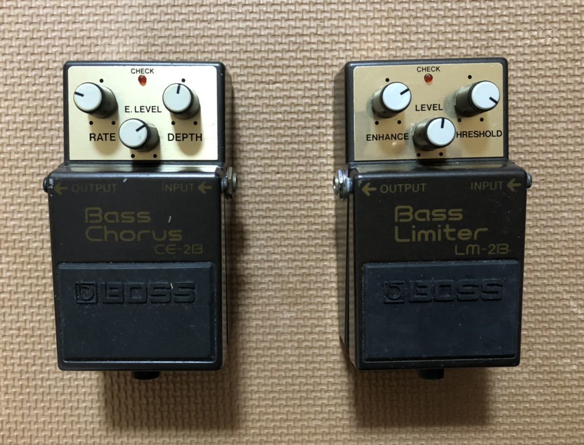 【傷や汚れあり】BOSS エフェクター 2個セット Bass Chorus (CE-2B)、Bass Limiter (LM-2B) の落札 ...