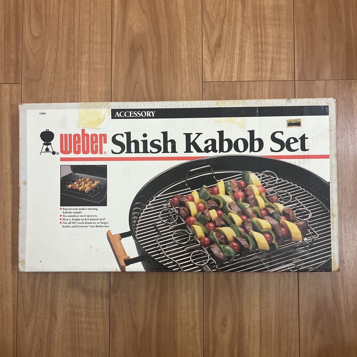 【未使用に近い】未使用 WEBER ウェーバー グリル シシカバブ セット shish kabab set アクセサリー BBQ の落札情報 ...