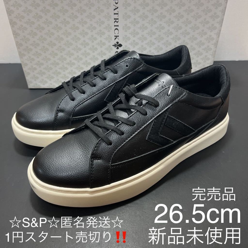 【未使用】1円スタート売切り 新品未使用 PATRICK COX パトリックコックス カジュアルスニーカー 26.5cm スニーカー シューズ 靴 完売品 ブラック ②の落札情報詳細 ...