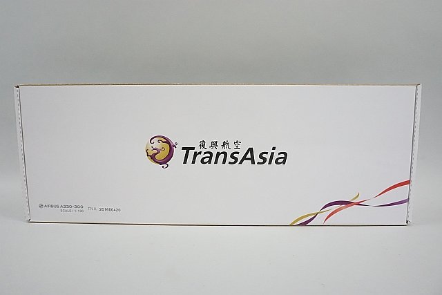 【やや傷や汚れあり】★ EVERRAISE エバーライズ 1/130 A330-300 TransAsia トランスアジア/復興航空 B ...
