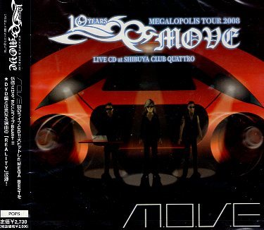 【やや傷や汚れあり】DVD m.o.v.e 10YEARS ANNIVERSARY MEGALOPOLIS TOUR 2008 LIVE ...