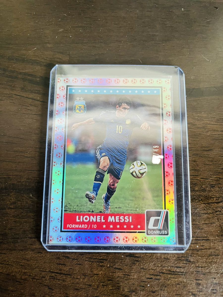 【目立った傷や汚れなし】2015 Donruss Soccer Argentina Lionel Messi Red Soccer Ball /49 (検) Topps の落札情報詳細 ...