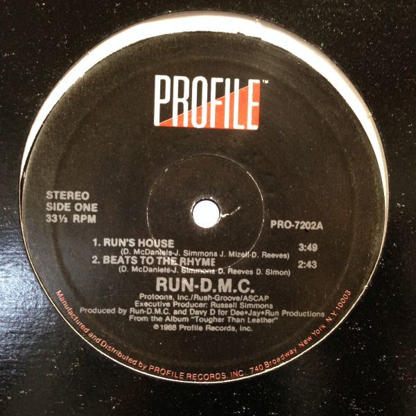 【傷や汚れあり】12inchレコード RUN-D.M.C. (RUN DMC) / RUN'S HOUSEの落札情報詳細 - ヤフオク落札価格 ...