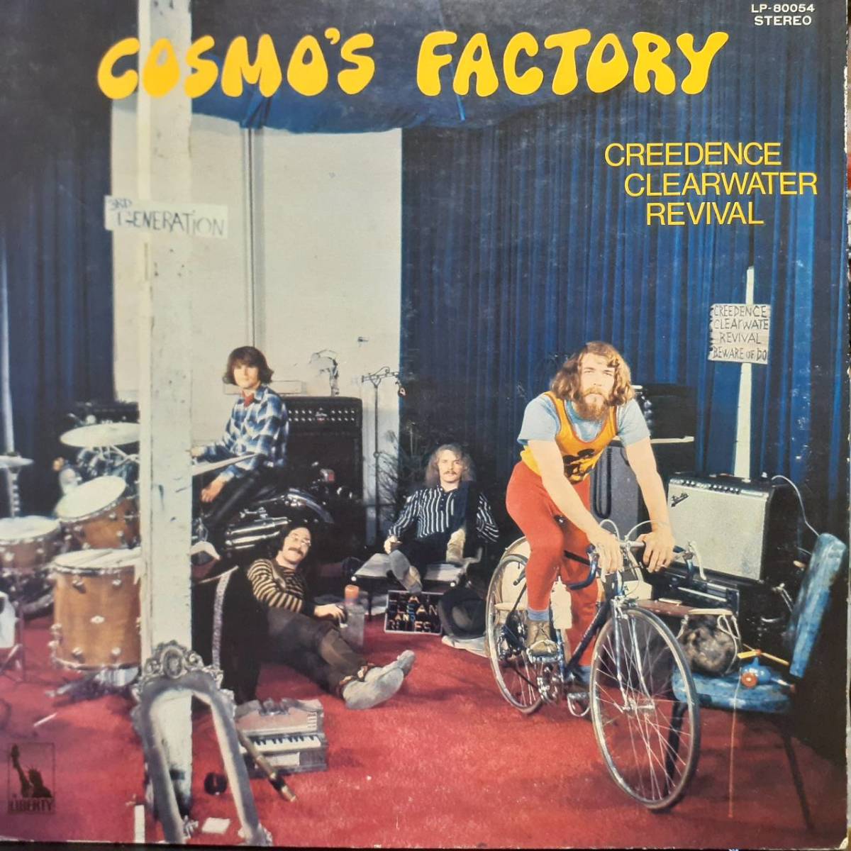 【やや傷や汚れあり】PROMO日本盤LP 見本盤 白ラベル Creedence Clearwater Revival / Cosmo's ...