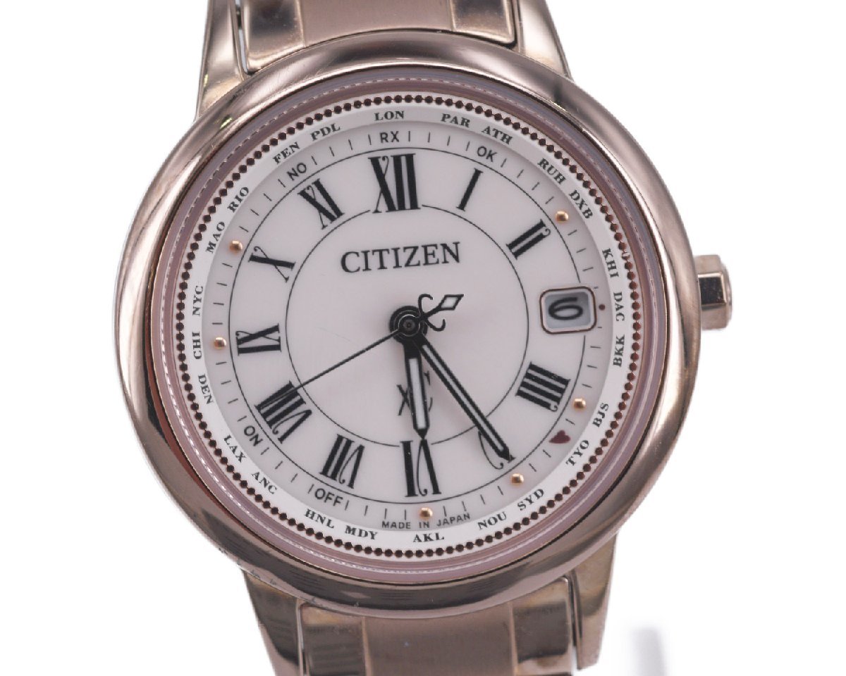【やや傷や汚れあり】【CITIZEN】シチズン XC クロスシー EC1144-51W H240-T022740 Titania Line ...