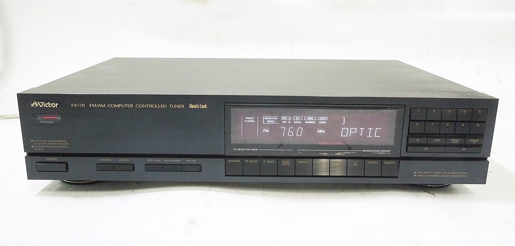 【傷や汚れあり】 Victor ビクター シンセサイザーチューナー FM/AM COMPUTER CONTROLLED TUNER FX ...