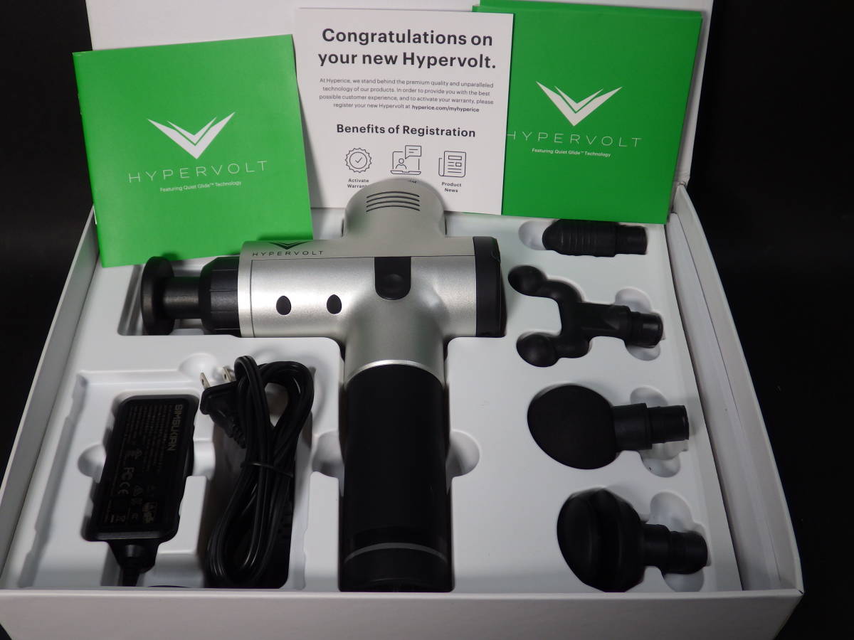 【未使用に近い】(G695) 新品級 HYPERICE HYPERVOLT 筋膜 リリース マッサージ ガン ハンディ 機器 充電 コードレス バッテリー 家庭 ボディ ケア 振動 の落札情報 ...