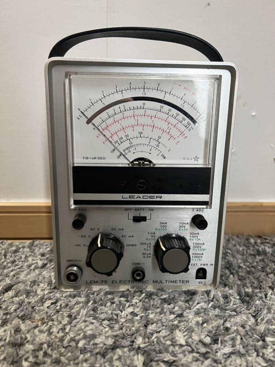 【傷や汚れあり】 LEADER 856 MULTIMETER の落札情報詳細 - ヤフオク落札価格検索 オークフリー