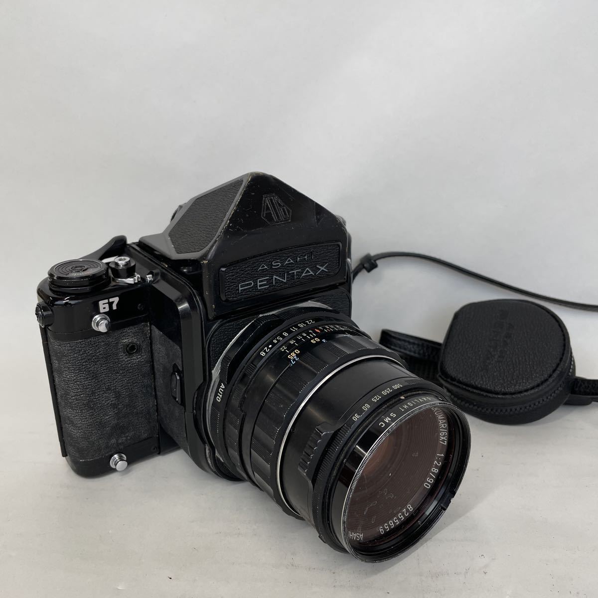 【傷や汚れあり】★PENTAX ペンタックス Super-Multi-Coated TAKUMAR/6×7 1:2.4/105 中判 カメラ ...