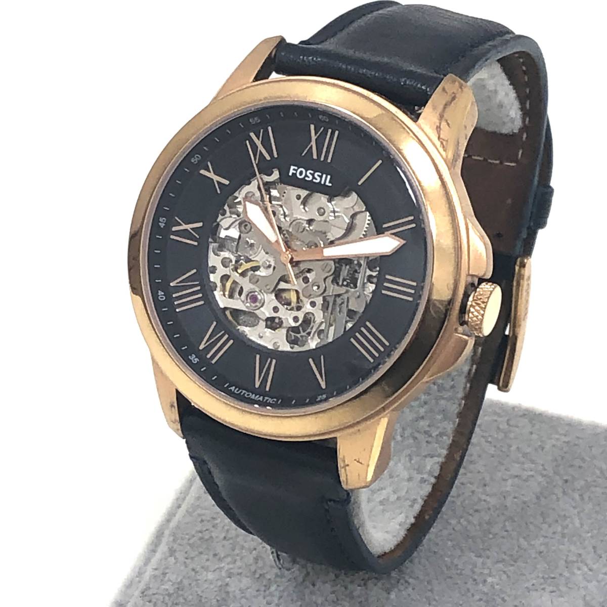 【やや傷や汚れあり】（OT212)【FOSSIL】フォッシル 腕時計 ME3102 機械式 自動巻 オートマティック スケルトン【稼働品】の ...