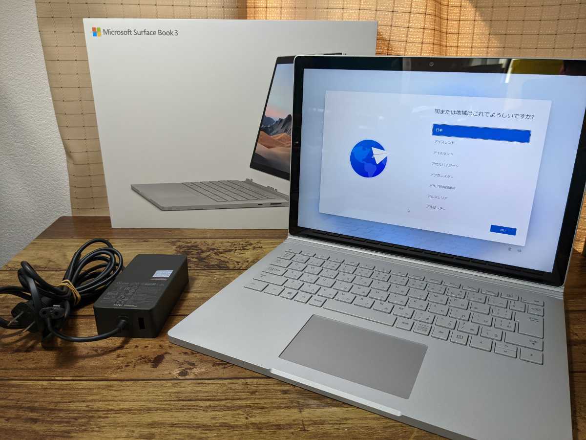 【やや傷や汚れあり】☆ 起動確認済 ☆ Microsoft Surface Book 3 NVIDIA Geforce GTX 1650 with Max-Q Windows11 Intel ...