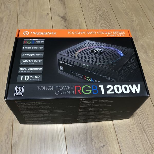 【目立った傷や汚れなし】送料無料 Thermaltake TOUGHPOWER GRAND RGB 1200W PC 電源ユニット [80PLUS PLATINUM] PS780 PS-TPG ...